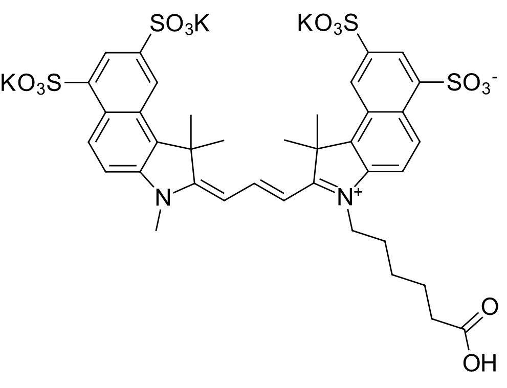 Sulfo-Cyanine3.5 COOH，水溶性Cy3.5羧基-化工仪器网