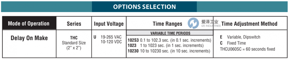 AIROTRONIC继电器THCU1023ETHCU1023E-阿仪网
