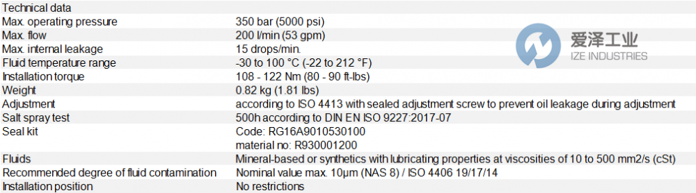 REXROTH阀04522903273500M R930079984