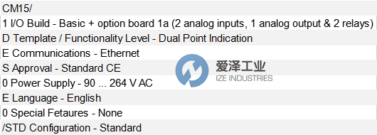 ABB控制器CM15/1DES0E0/STD