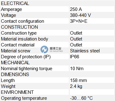 PROCONECT插座3PS2D3NE01