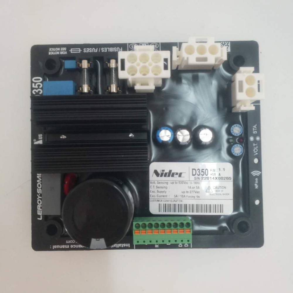 【利莱森玛 自动调压器 D350 （NIDEC 发电机励磁稳压器）图片】利莱森玛 自动调压器 D350 （NIDEC 发电机励磁稳压器）图片 ...