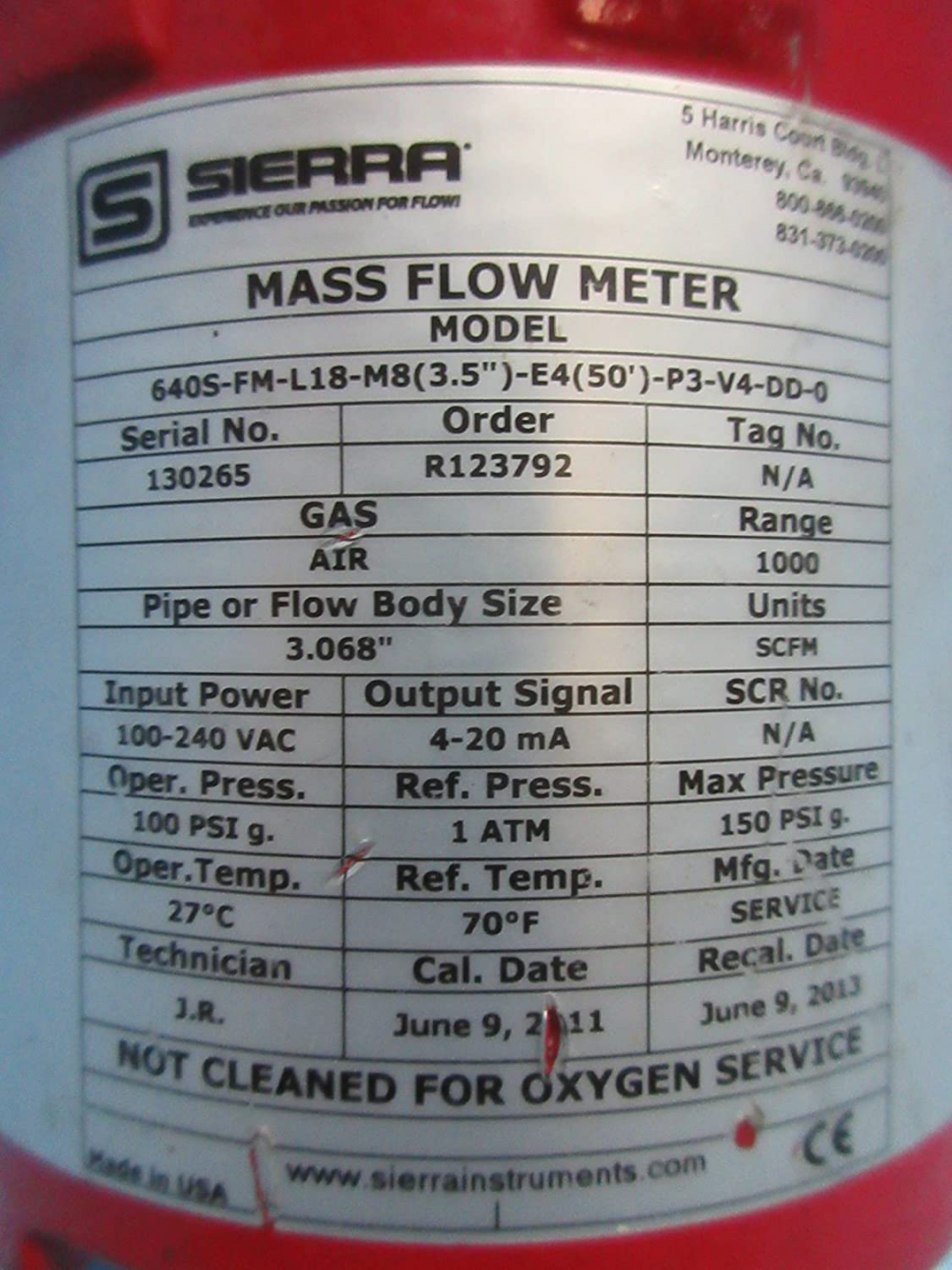 欢迎咨询SIERRA流量计640S-NAA-L13-M1-EN2-P2-V4-DD-0_易龙商务网