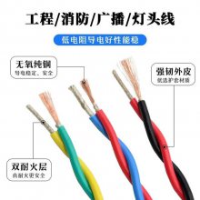 【津达WDZB1-RYS低烟无卤花线双绞线2芯*1 1.5 2.5平方消防线】价格_厂家-供应商网