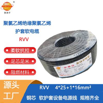 【金环宇电缆RVV4*25 1*16平方 电源线软护套线 足米】价格_厂家-供应商网