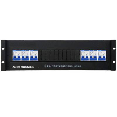 【Aosens奥盛 3U双路机柜配电单元配电箱正泰交流2P空开断路器3U配电箱 6个2P空开】价格_厂家-供应商网