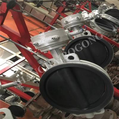 【直销 D371J-10 涡轮对夹式衬胶蝶阀 D371J 涡轮无硝双压蝶阀】价格_厂家-供应商网