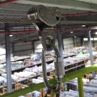 【ENCOU可开口式滑梭-头顶水平生命线系统核心配件，可顺畅通过中间支架】价格_厂家-供应商网