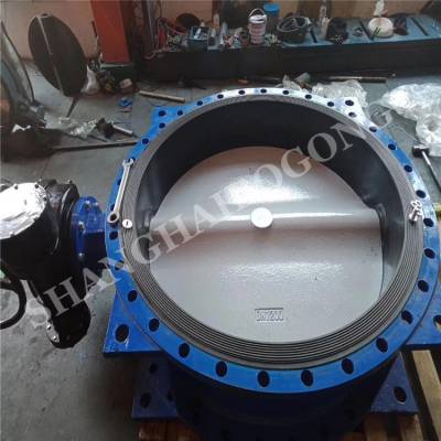 【蜗轮法兰蝶阀衬胶304板D341XP-16Q 国标法兰 上海渤工】价格_厂家-供应商网