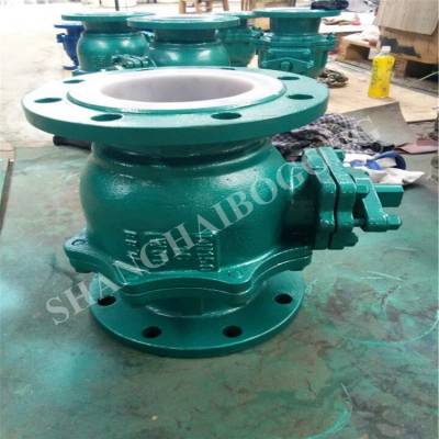 【Q41F4-16C 二片式衬氟法兰球阀 DN300 衬四氟防腐球阀】价格_厂家-供应商网