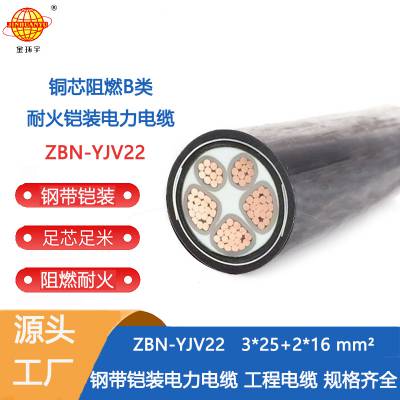 【金环宇电缆 B类阻燃电缆 耐火铠装电缆ZBN-YJV22-3X25+2X16平方】价格_厂家-供应商网
