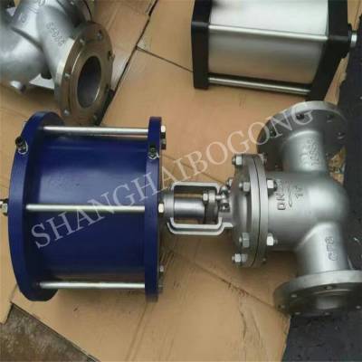 【直行程气动闸阀 Z641H-40P 气动法兰不锈钢闸阀 信号三联件闸阀】价格_厂家-供应商网