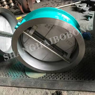 【H77X-16C 对夹双瓣蝶式止回阀 DN200 防止管道介质倒流止回阀】价格_厂家-供应商网