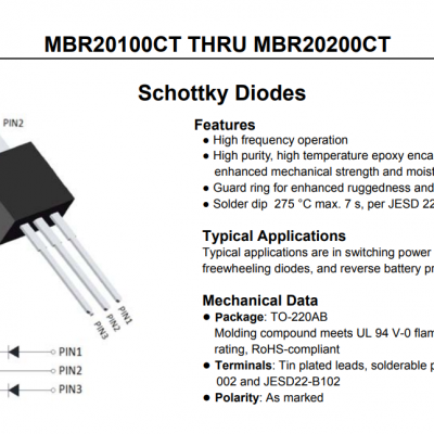 【MBR20100CT 肖特基二极管 扬杰】价格_厂家-供应商网