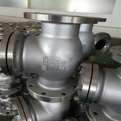 【H44H-16P 不锈钢旋启式法兰止回阀 DN125 卧式工业逆止阀门 H44H】价格_厂家-供应商网