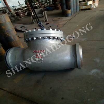 【铸钢大口径法兰蒸汽管道单向阀逆止阀 H44H-100C DN650 旋启式止回阀】价格_厂家-供应商网