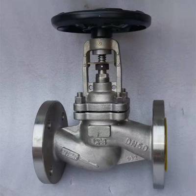 【WJ41H-16P WJ41H 304波纹管导热油高温法兰截止阀 工业用阀 DN150】价格_厂家-供应商网