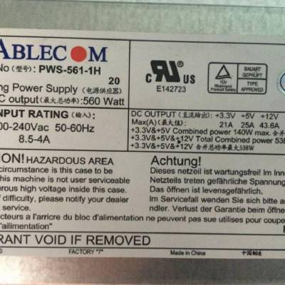 【PWS-561-1H NF280D浪潮服务器电源模块 超微 ABLECOM电源供应器】价格_厂家-供应商网