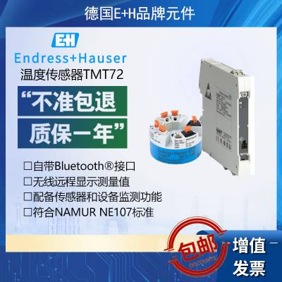 【E+H温度传感器TMT72恩德斯豪斯温度模块Endress+Hauser大量现货】价格_厂家-供应商网